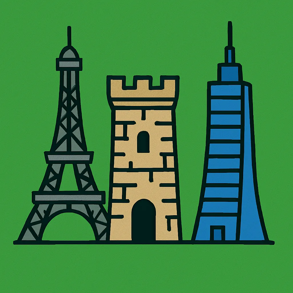 Free Printable Towers Coloring Pages