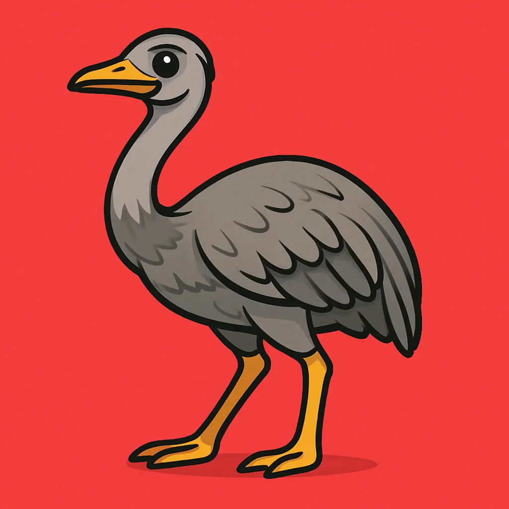 Free Printable Rheas Coloring Pages