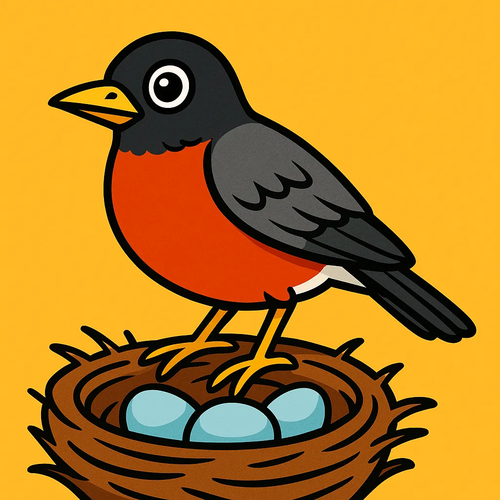 Free Printable Robins Coloring Pages