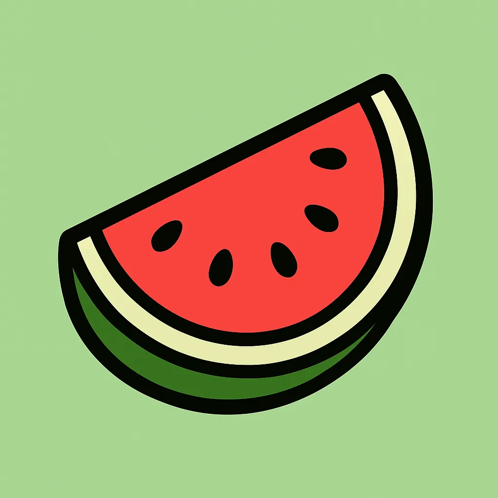 Free Printable Melons Coloring Pages