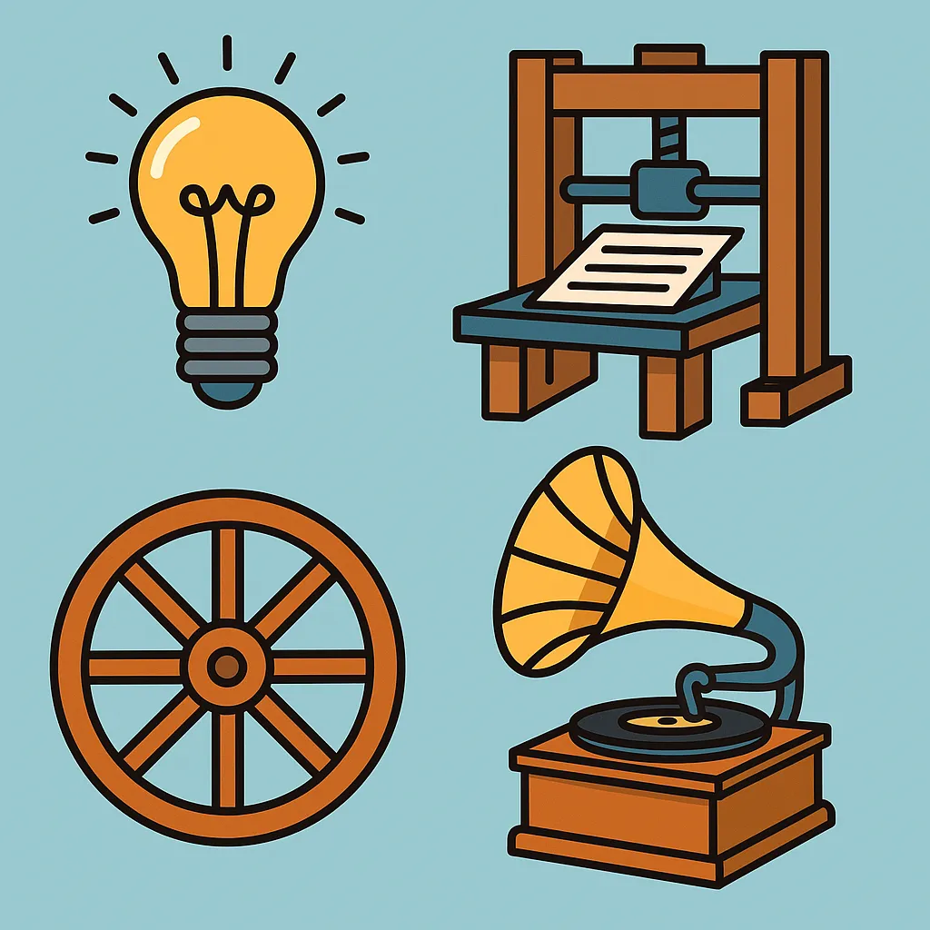 Free Printable Inventions & Discoveries Coloring Pages