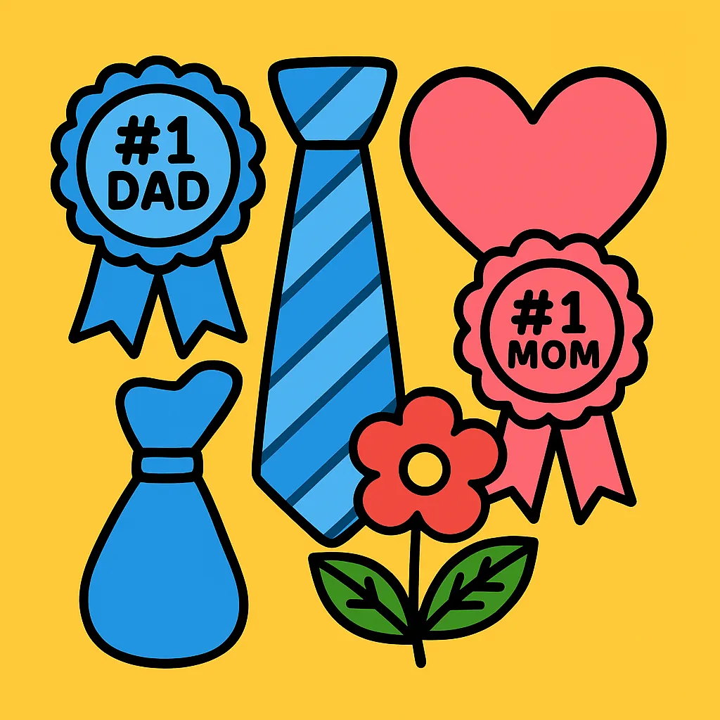 Free Printable Father's Day / Mother's Day Coloring Pages
