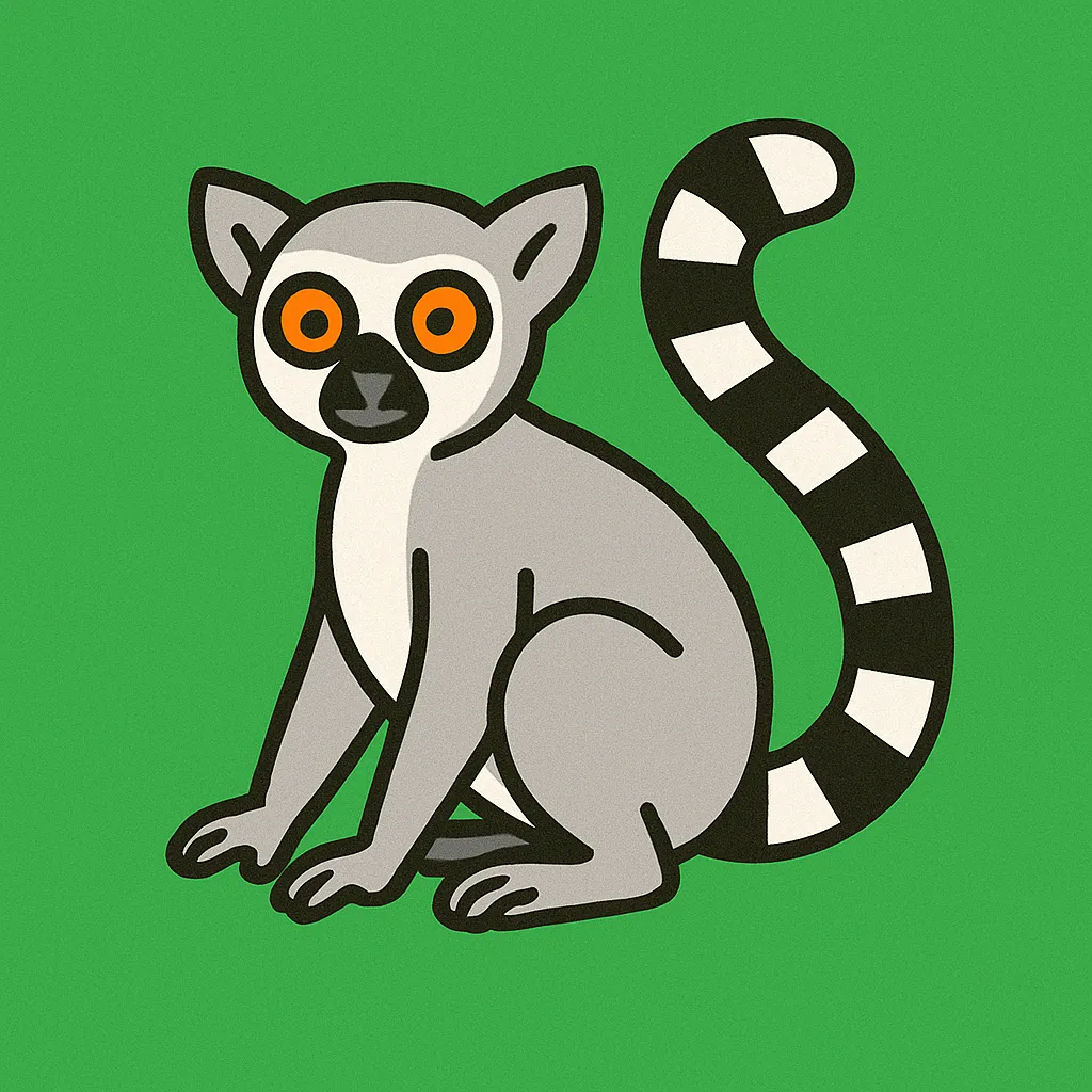 Free Printable Lemurs Coloring Pages