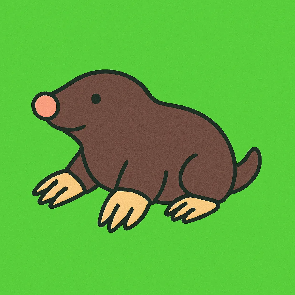 Free Printable Moles Coloring Pages