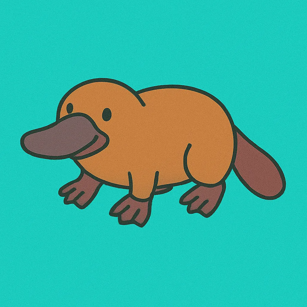 Free Printable Platypuses Coloring Pages