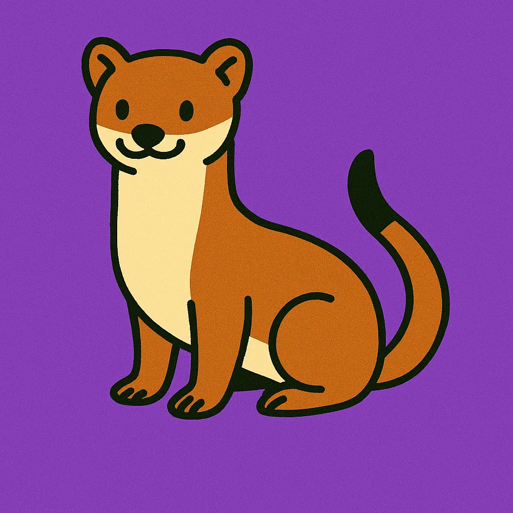 Free Printable Weasels & Stoats Coloring Pages