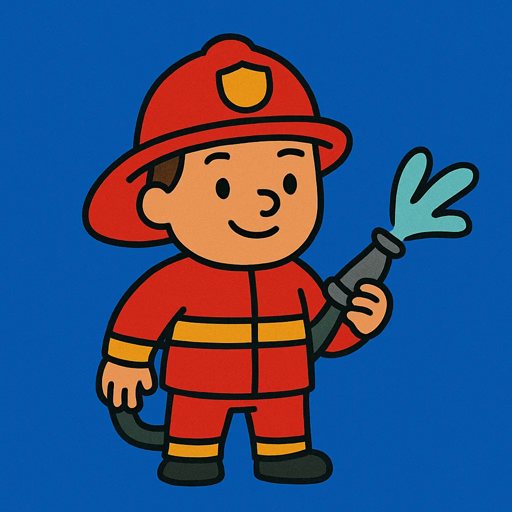 Free Printable Emergency Responders Coloring Pages