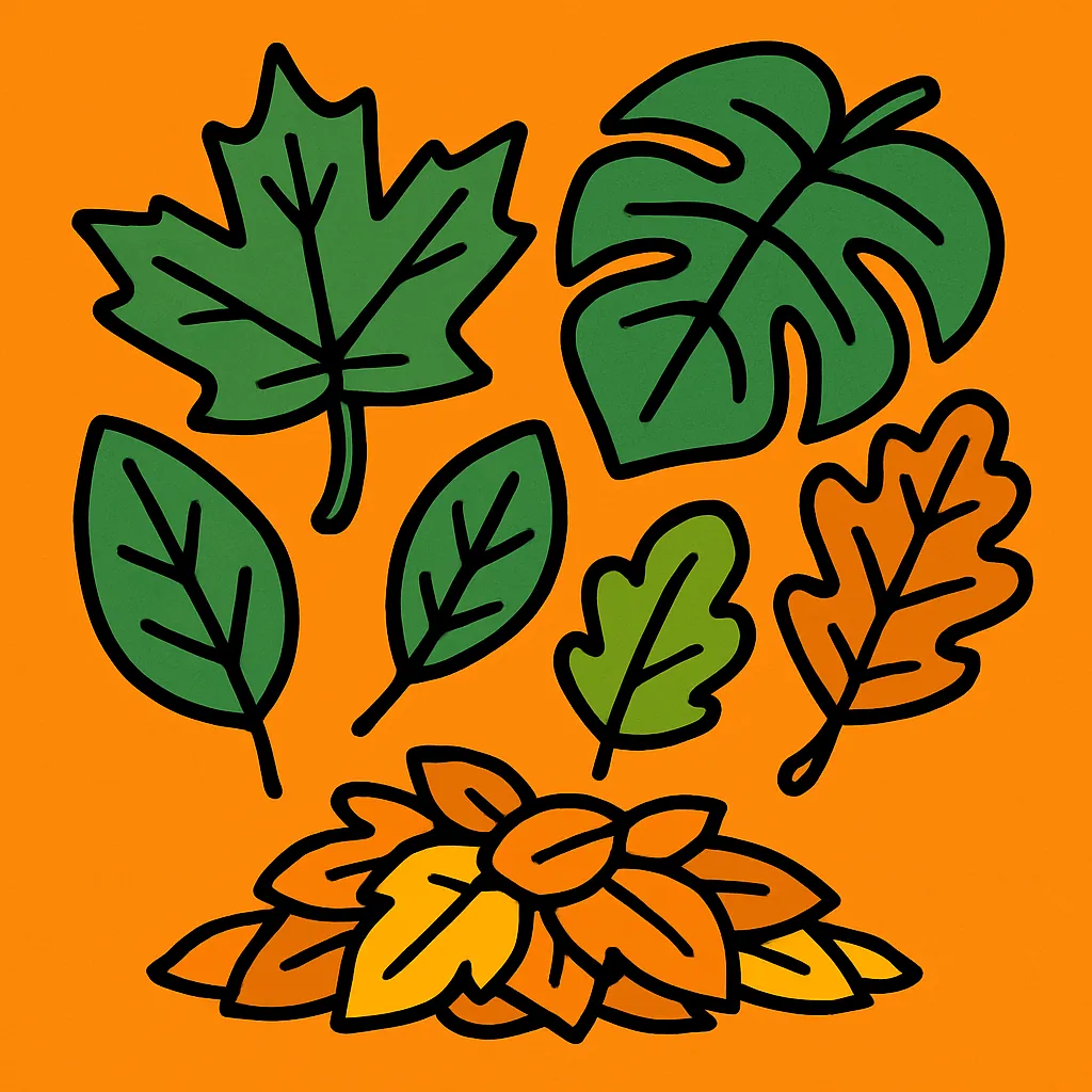 Free Printable Leaves Coloring Pages