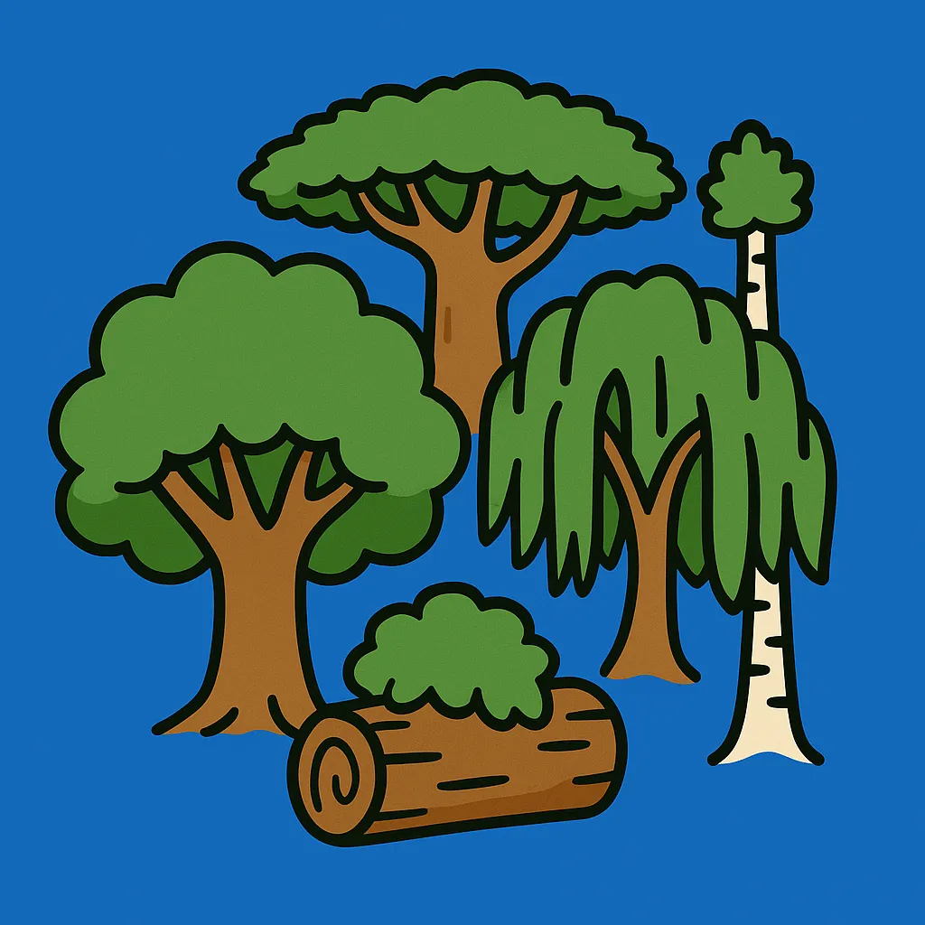 Free Printable Trees Coloring Pages