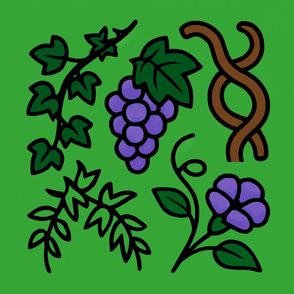 Free Printable Vines & Creepers Coloring Pages