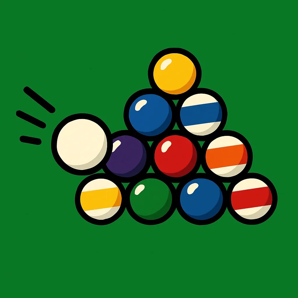 Free Printable Billiards & Snooker Coloring Pages