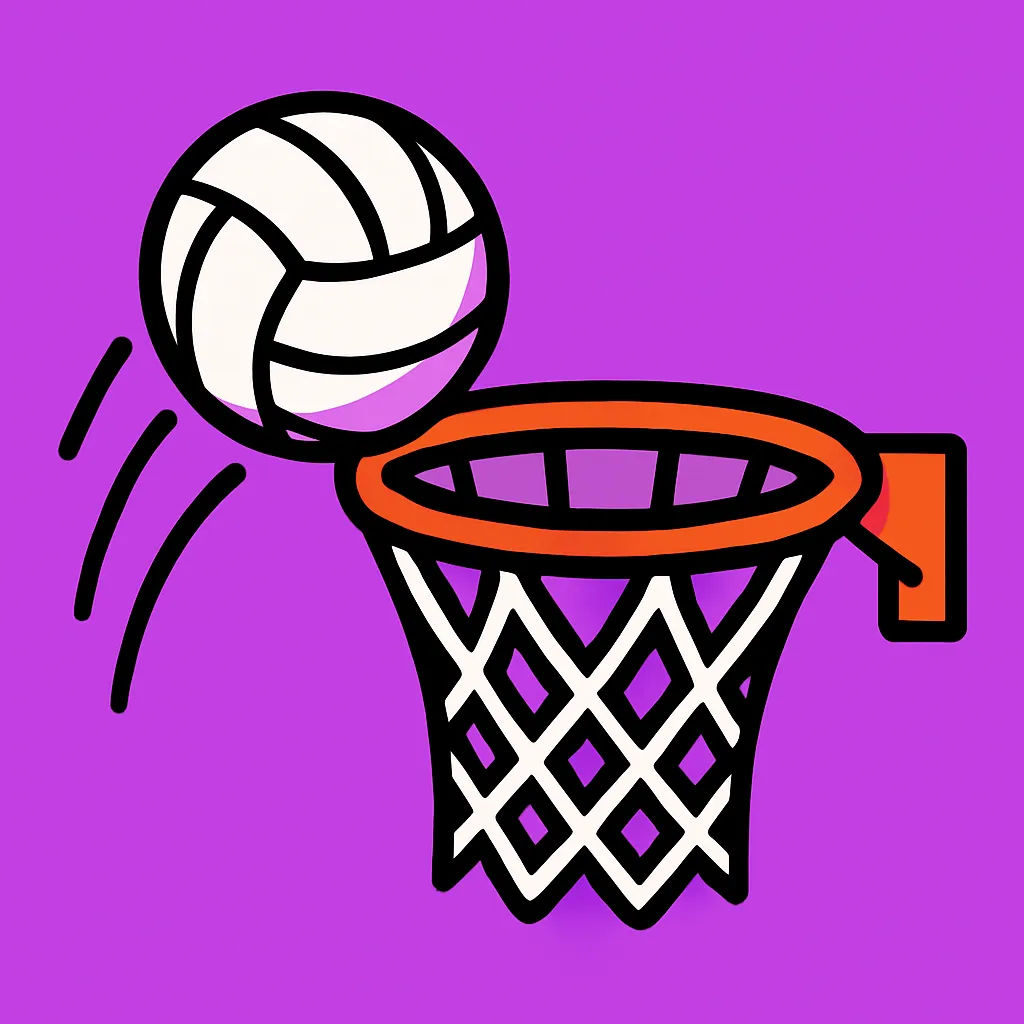 Free Printable Netball Coloring Pages