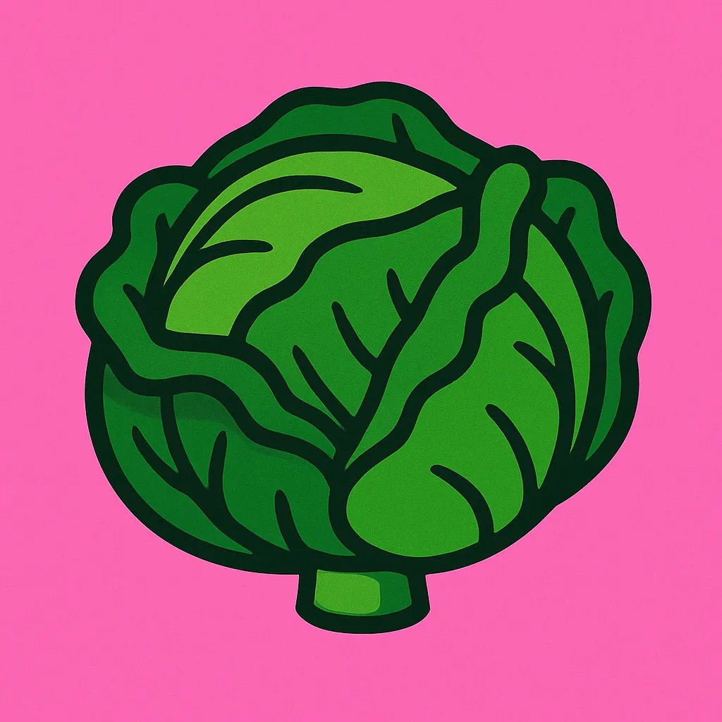 Free Printable Cabbages Coloring Pages
