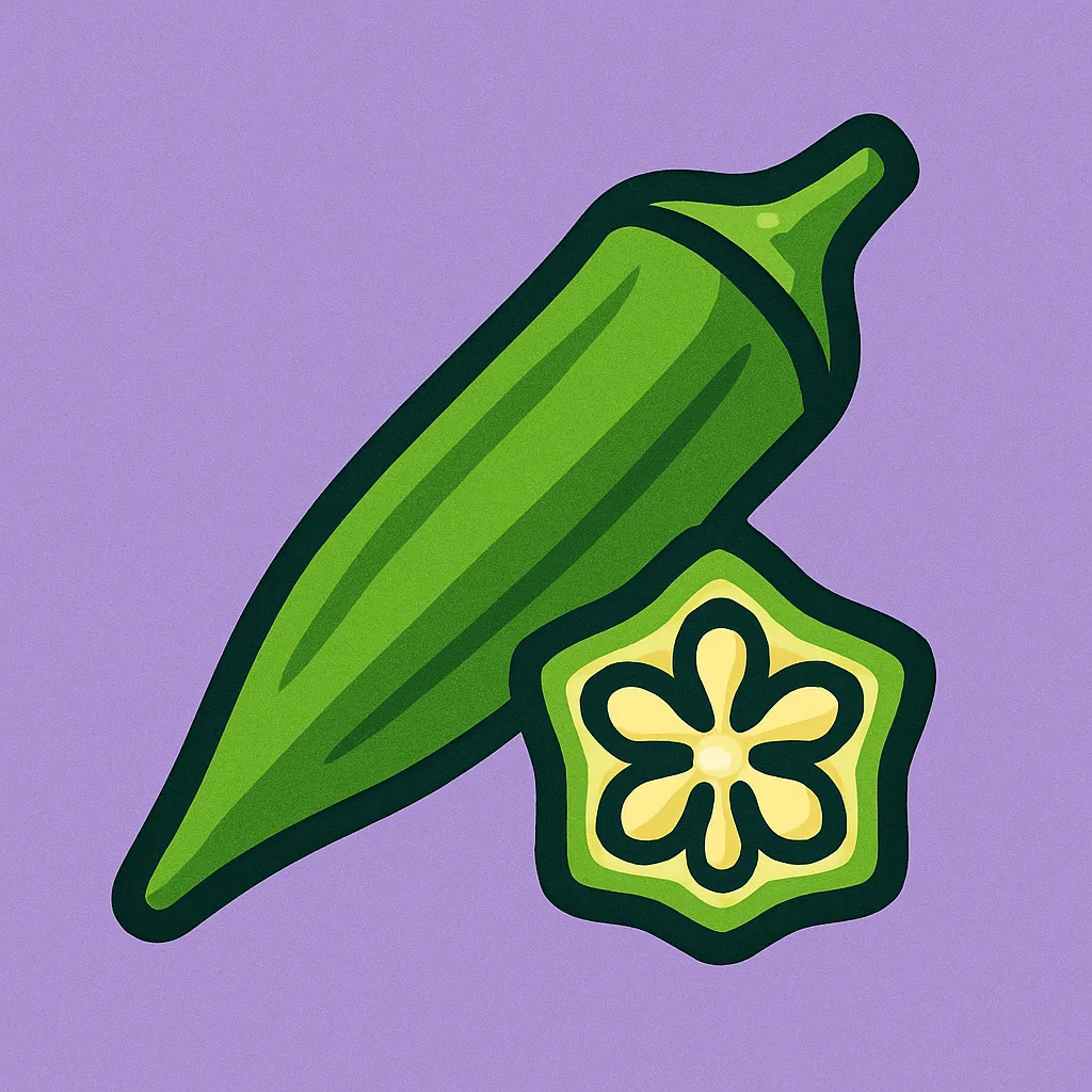 Free Printable Okra Coloring Pages