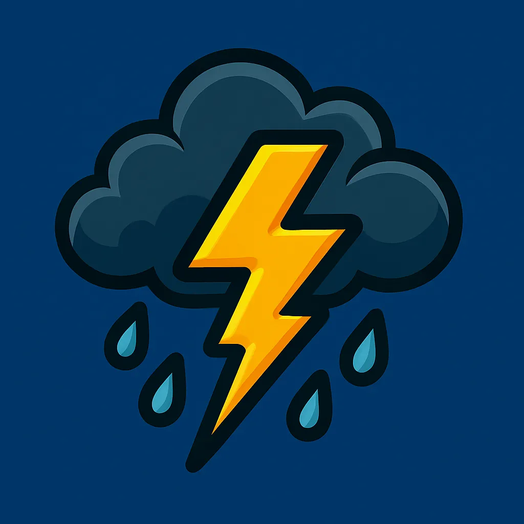 Free Printable Lightning & Storms Coloring Pages
