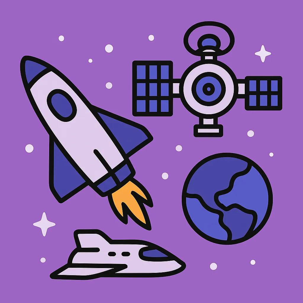 Free Printable Spaceships & Space Stations Coloring Pages