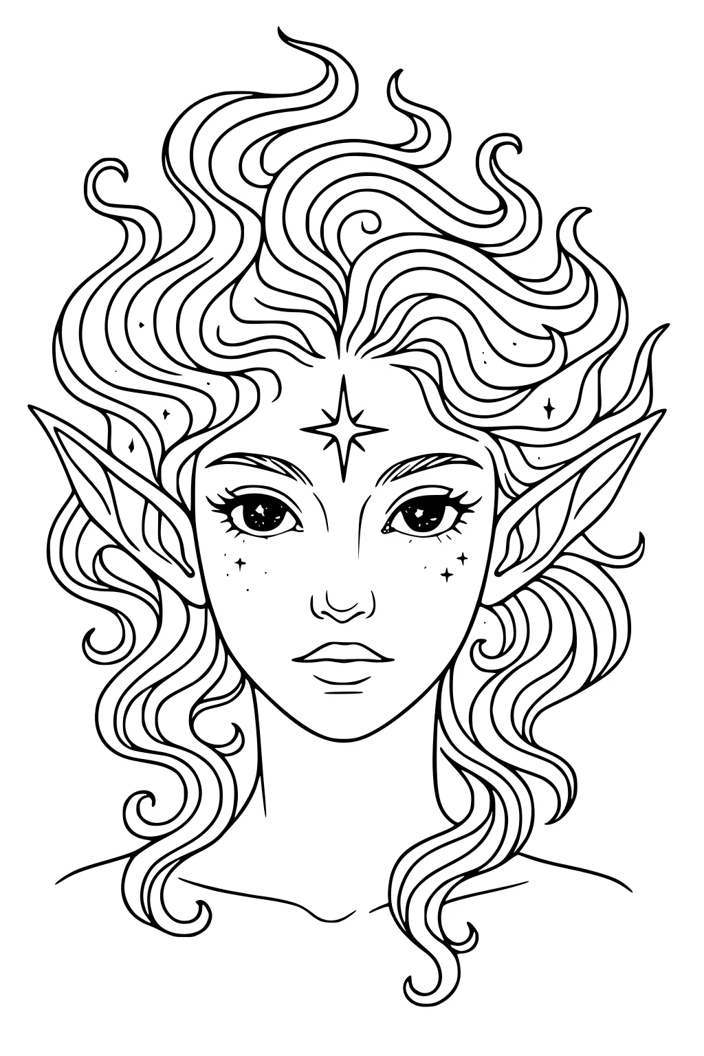 Star-Brow Fairy Portrait